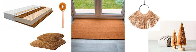 Bonote o Fibra de coco: qué es, propiedades y usos o aplicaciones